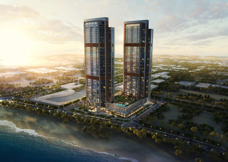 30-Corniche Towers-Aerial – Midrar